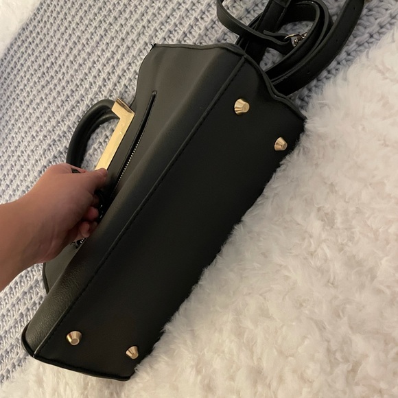 Bags | New Black Handbag With Golden Detail | Poshmark